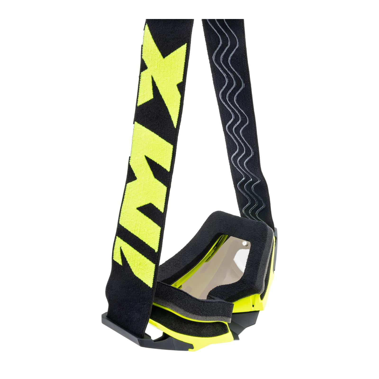 Gogle motocyklowe IMX SAND FLUO YELLOW MATT/BLACK SZYBA SILVER IRIDIUM ...