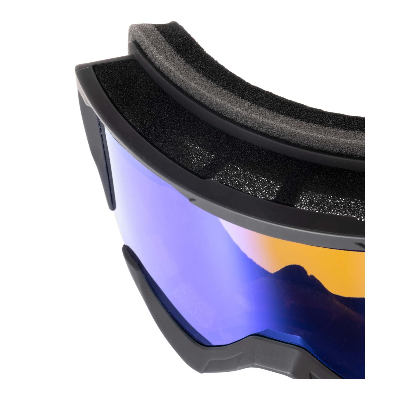 Gogle motocyklowe IMX SNOW BLACK MATT/BLACK SZYBA PODWÓJNA GREEN ...