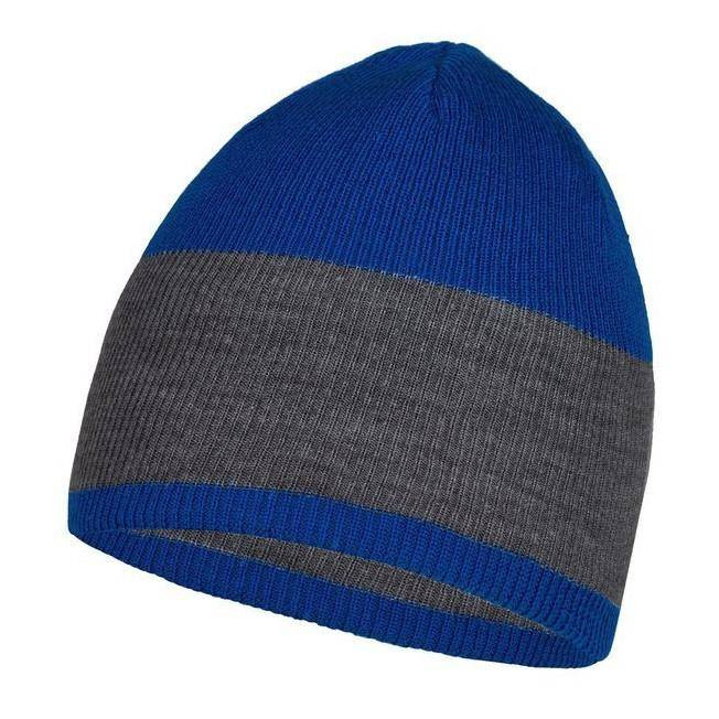 Czapka zimowa BUFF CROSSKNIT HAT SOLID AZURE BLUE | RRmoto.pl