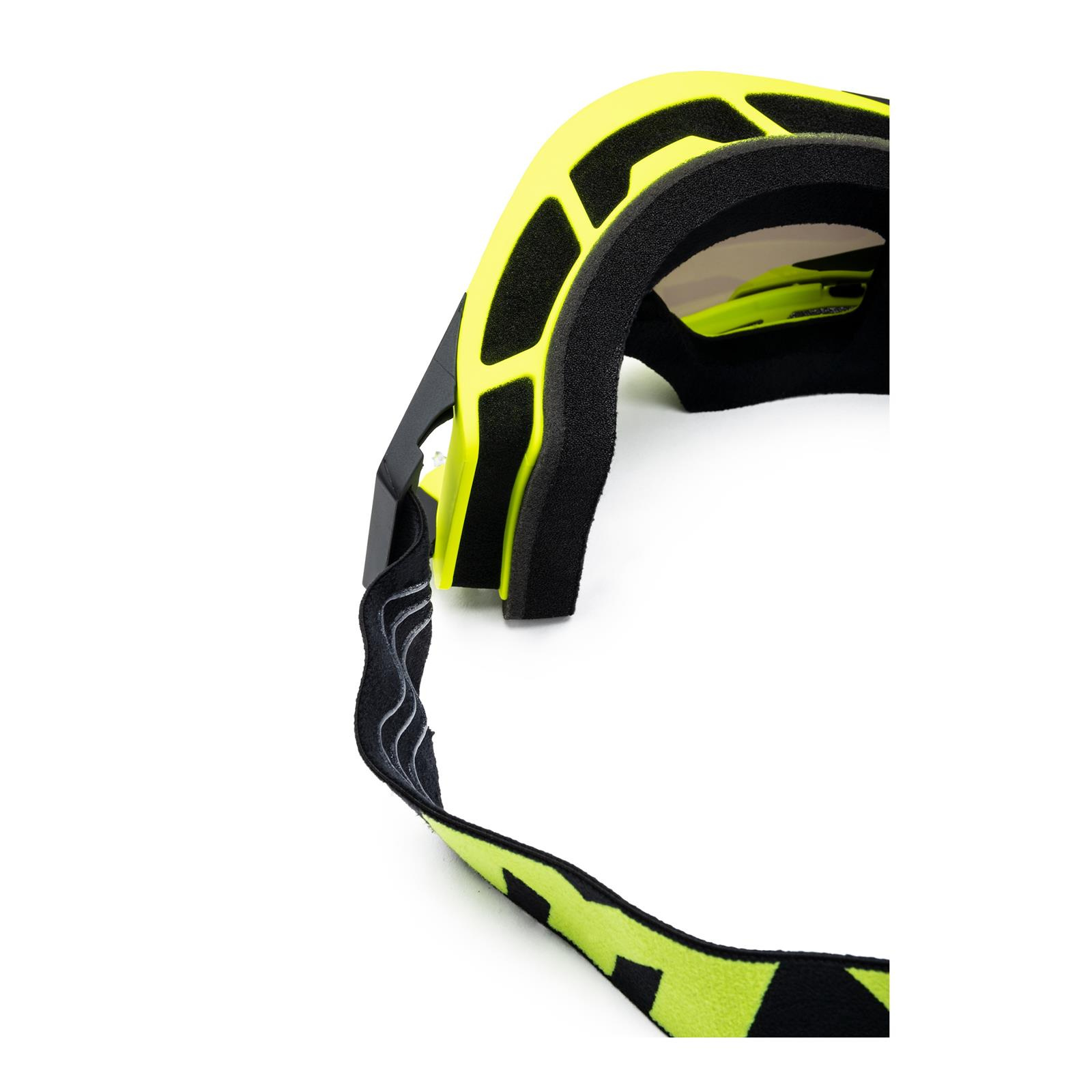 Gogle motocyklowe IMX SAND FLUO YELLOW MATT/BLACK SZYBA SILVER IRIDIUM ...