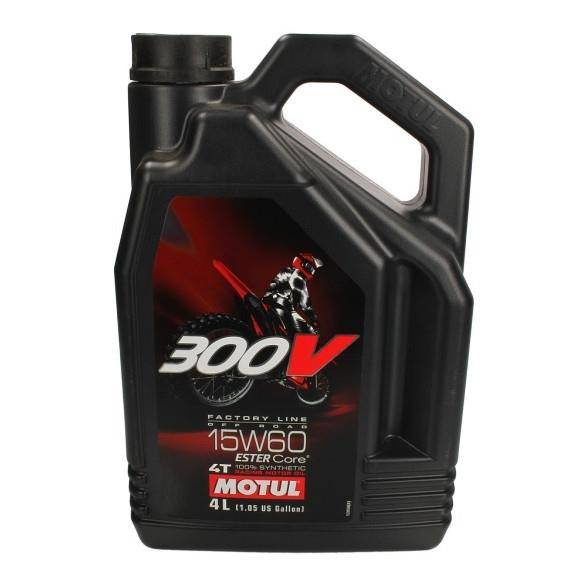 Olej 4T MOTUL 300V 15W60 4L | RRmoto.pl