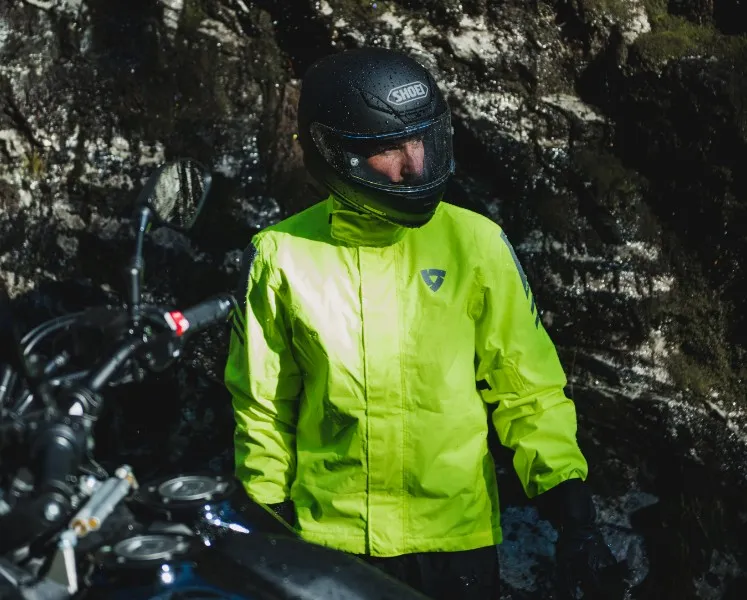 Kurtka przeciwdeszczowa REVIT CYCLONE 4 H2O NEON YELLOW żółty fluo ...