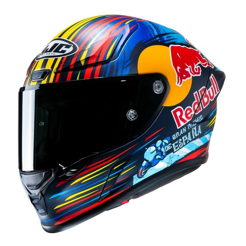 Kask integralny HJC RPHA 1 RED BULL JEREZ GP niebieski czerwony żółty ...