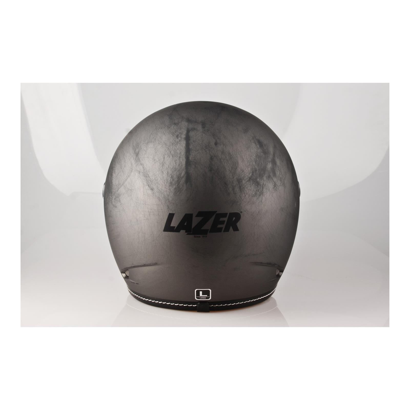 Kask integralny LAZER OROSHI CAFE RACER ALU BRUSHED srebrny szary ...