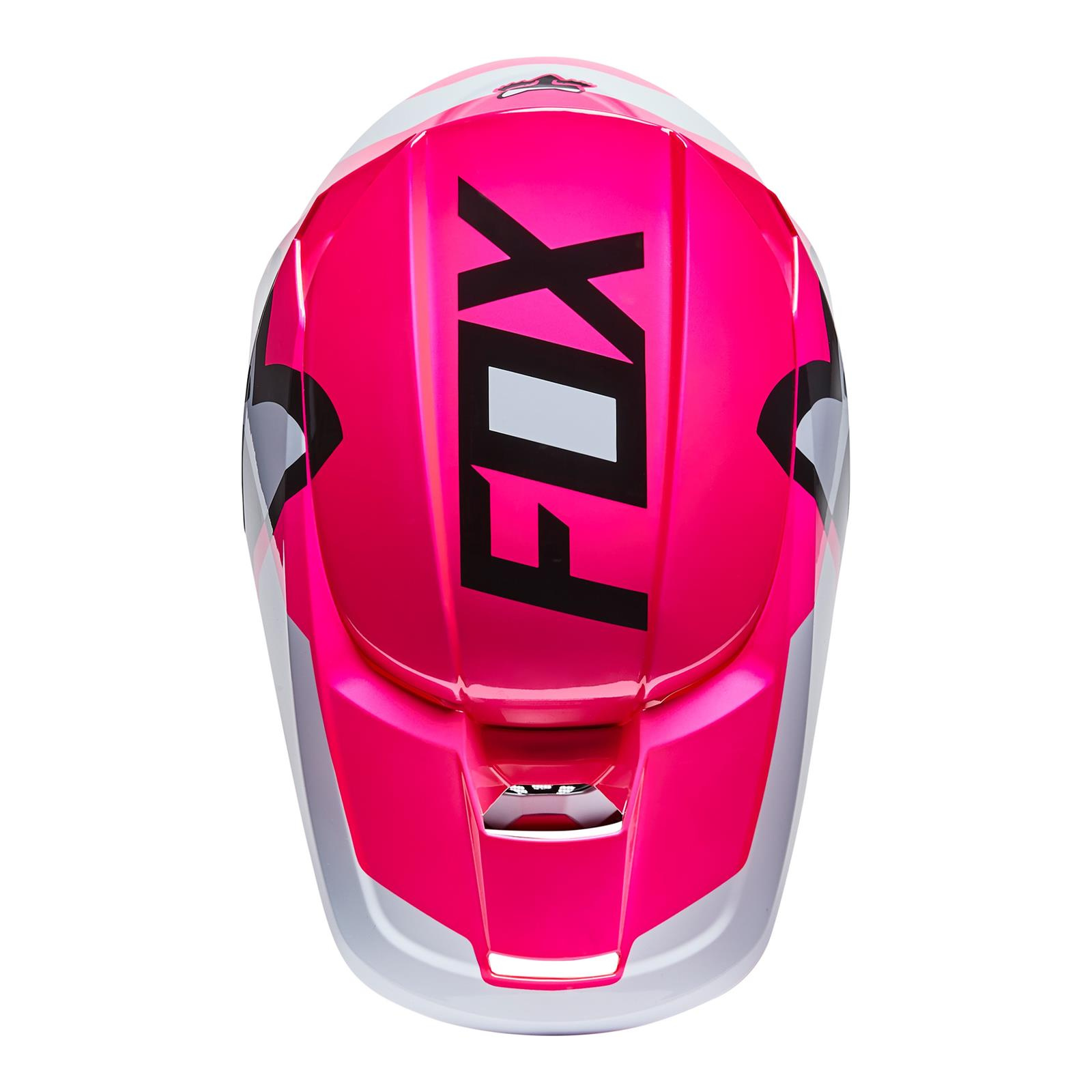 Kask cross FOX V1 LUX PINK różowy biały czarny | RRmoto.pl