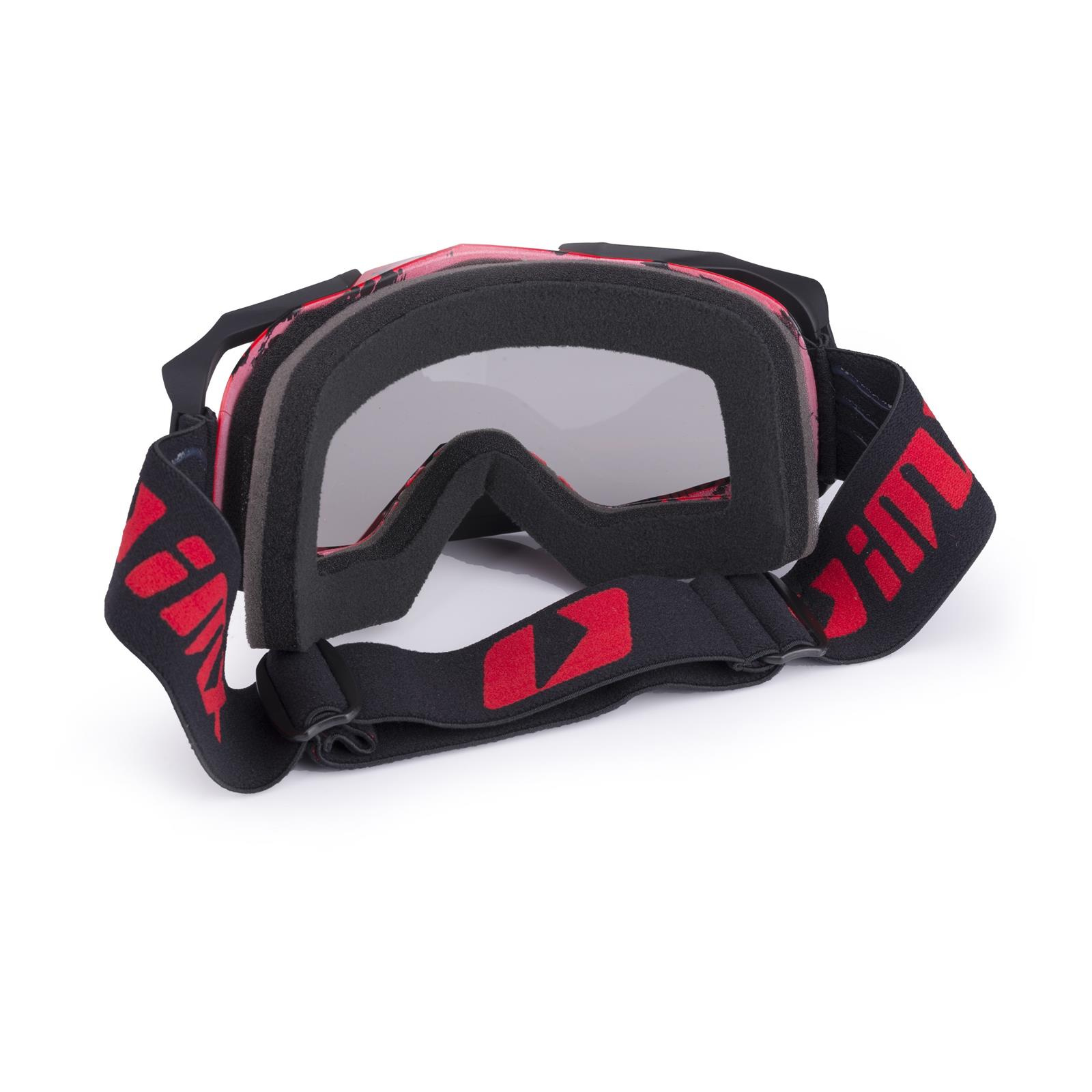 Gogle motocyklowe IMX DUST GRAPHIC RED/BLACK MATT SZYBA DARK SMOKE ...