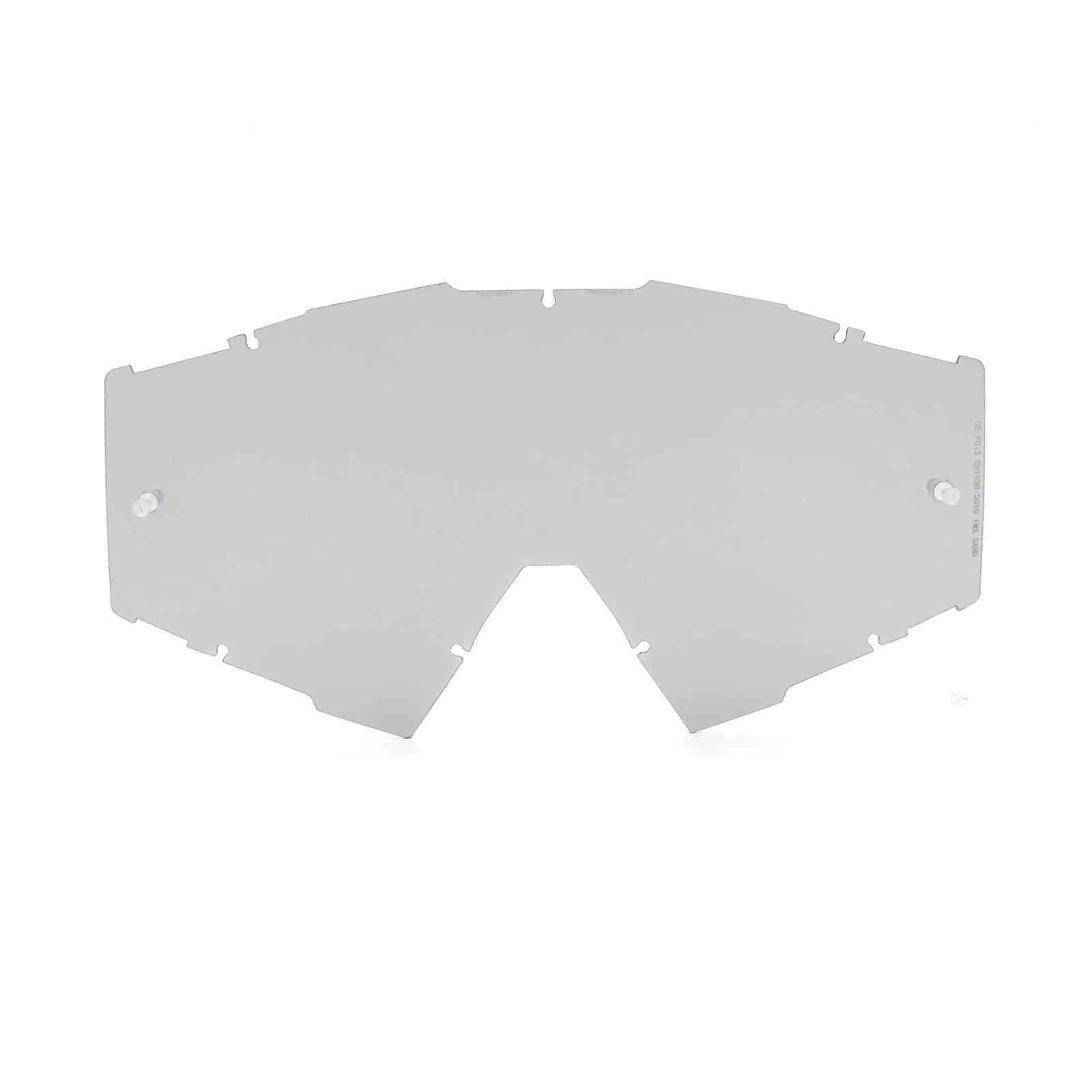 Gogle motocyklowe IMX SAND GREY MATT/FLUO YELLOW SZYBA SILVER IRIDIUM ...