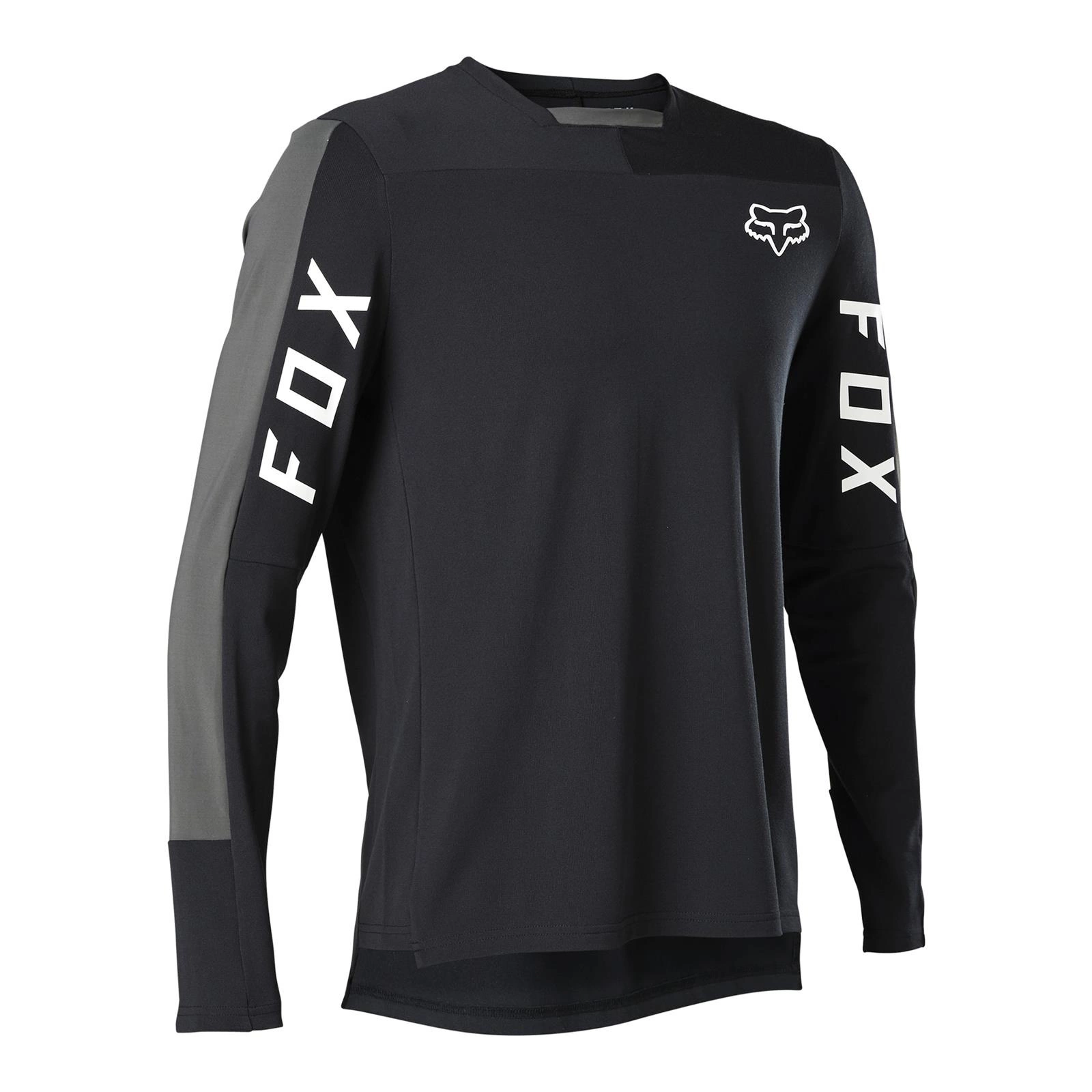 Koszulka rowerowa FOX DEFEND PRO BLACK czarny | RRmoto.pl