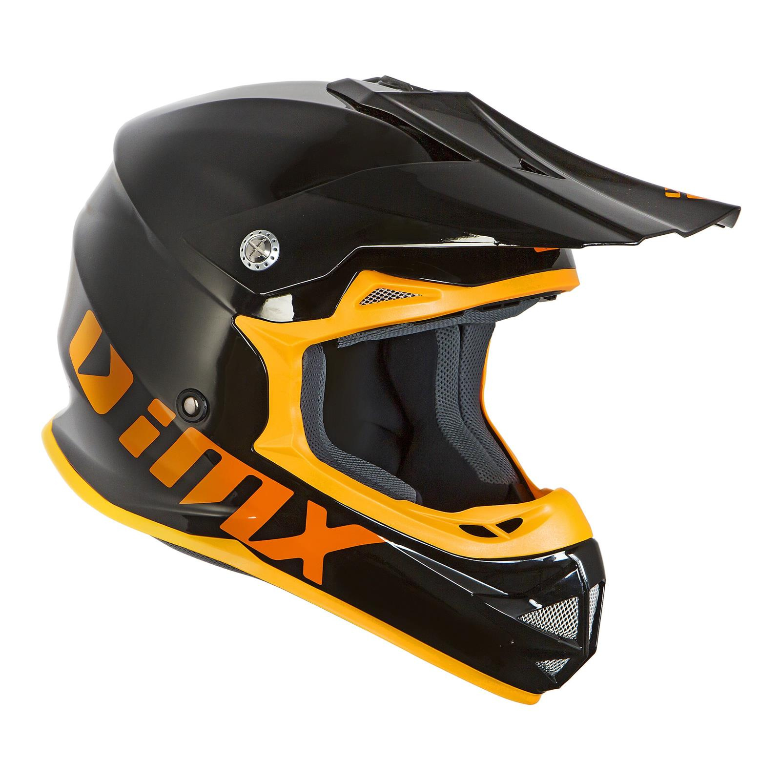 Kask cross IMX FMX-01 PLAY BLACK/ORANGE czarny pomarańczowy | RRmoto.pl
