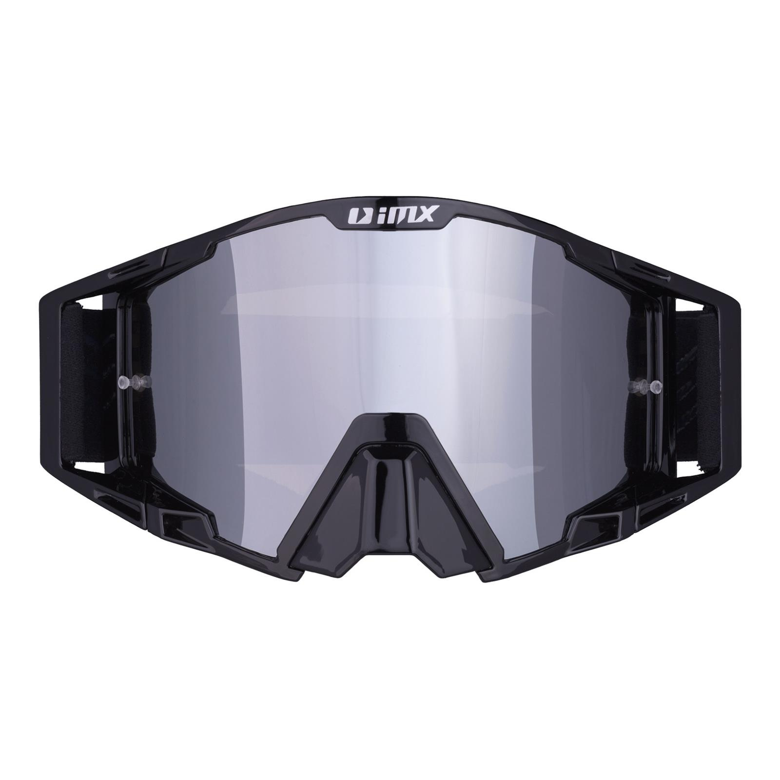 Gogle motocyklowe IMX SAND BLACK SZYBA SILVER IRIDIUM + CLEAR czarny ...