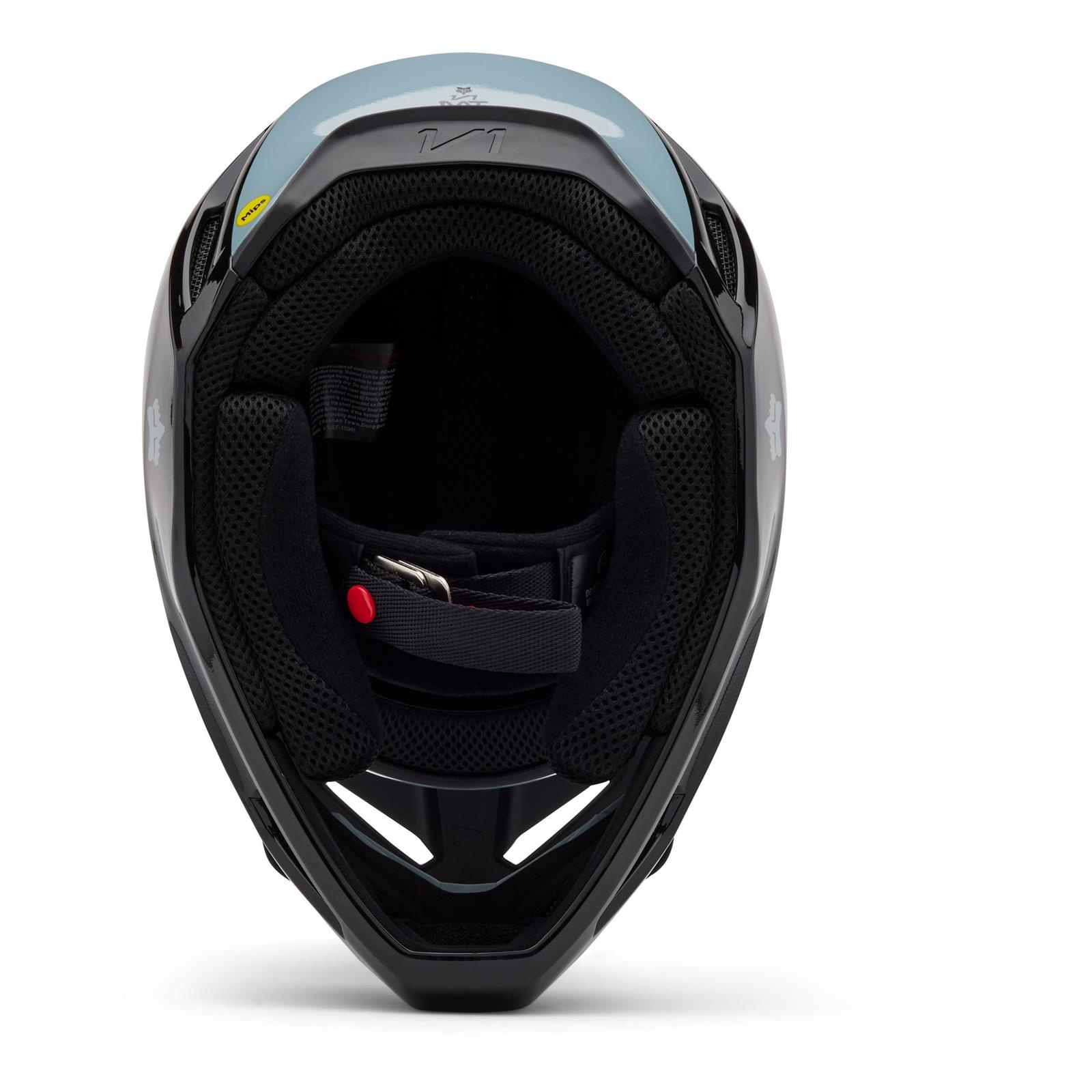 Kask cross FOX V1 TAUNT BLACK czarny | RRmoto.pl