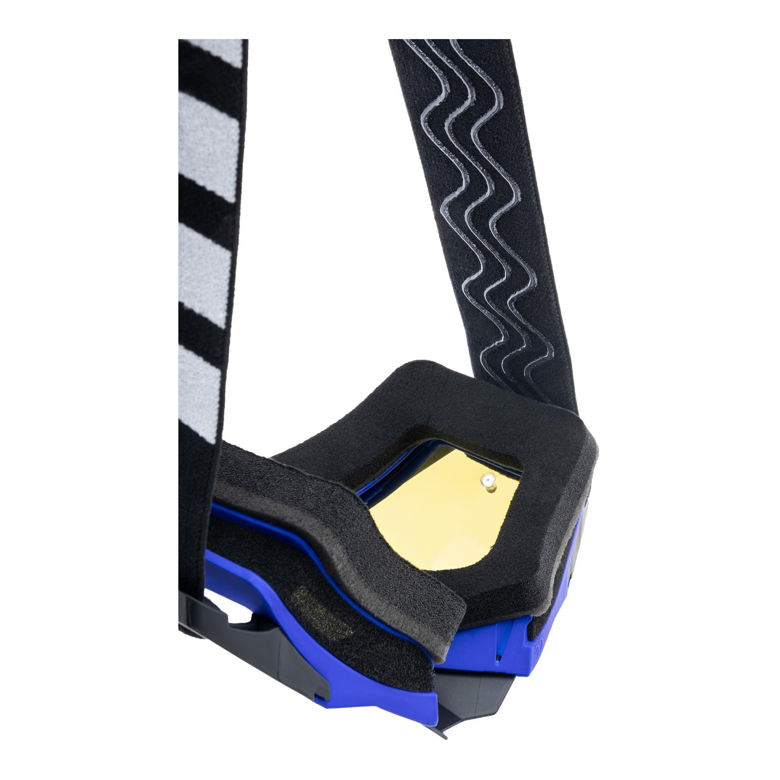 Gogle motocyklowe IMX SAND BLUE MATT/BLACK SZYBA BLUE IRIDIUM + CLEAR ...