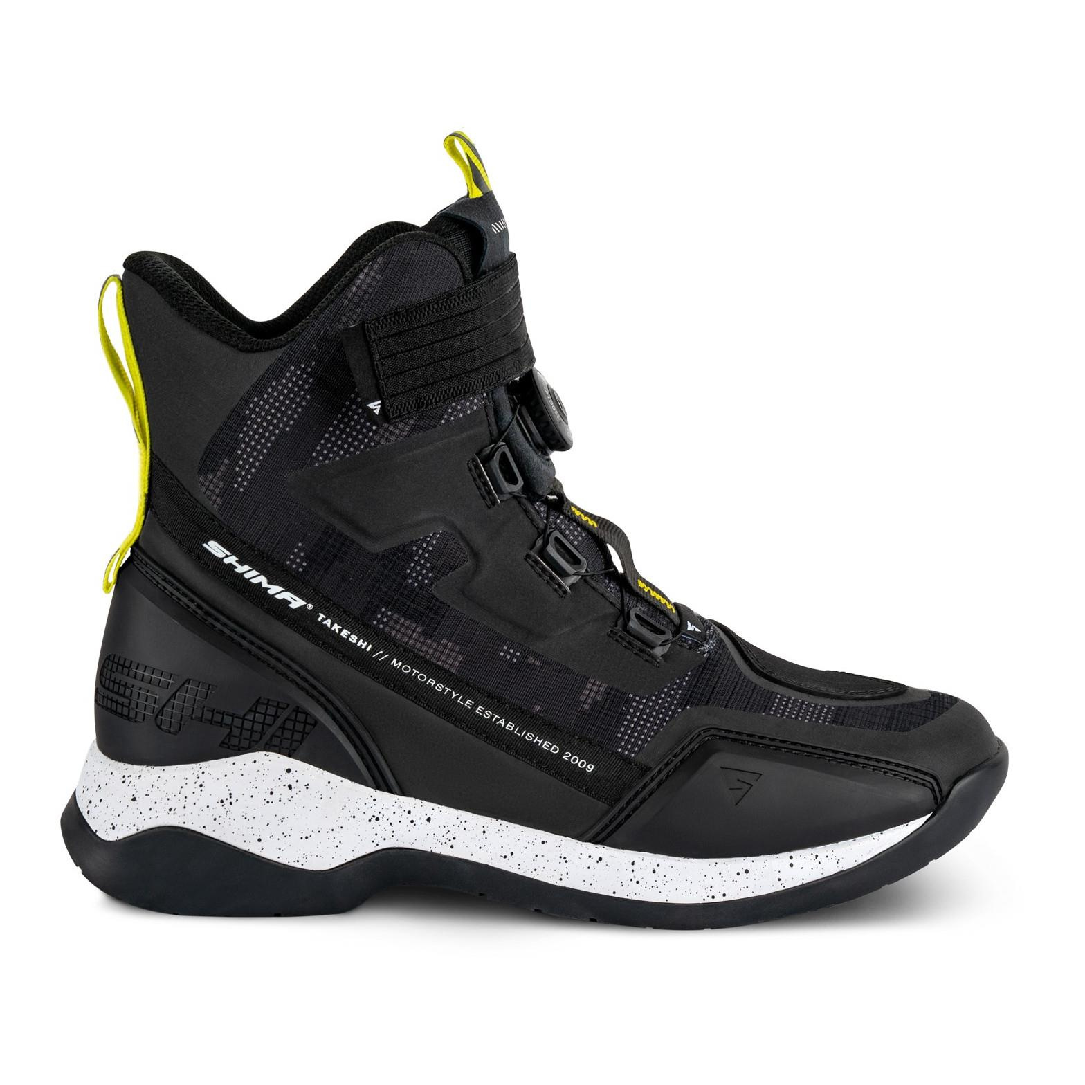 Buty krótkie SHIMA TAKESHI CAMO czarny zielony | RRmoto.pl