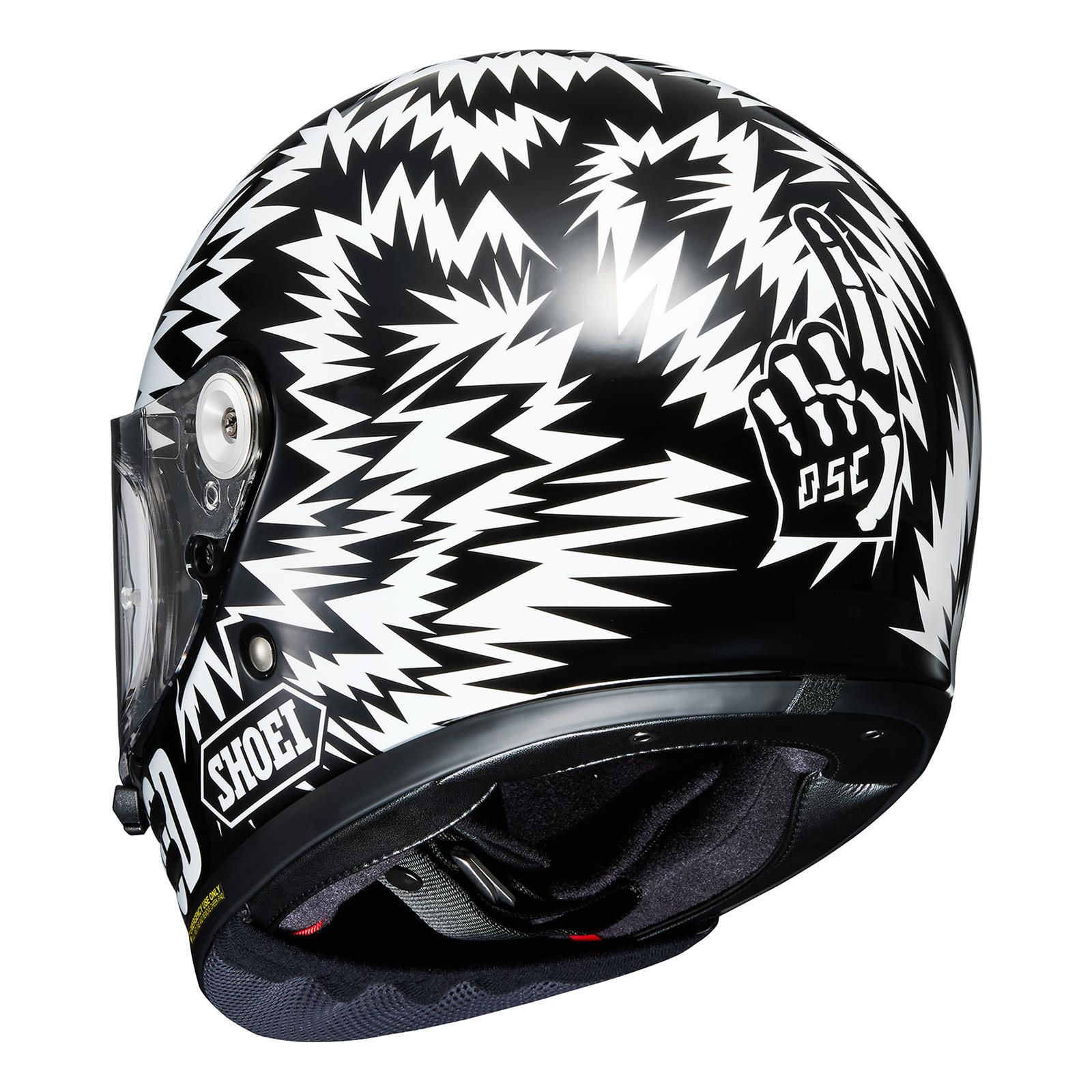 Kask integralny SHOEI GLAMSTER06 NEIGHBORHOOD X DSC TC-5 czarny biały ...