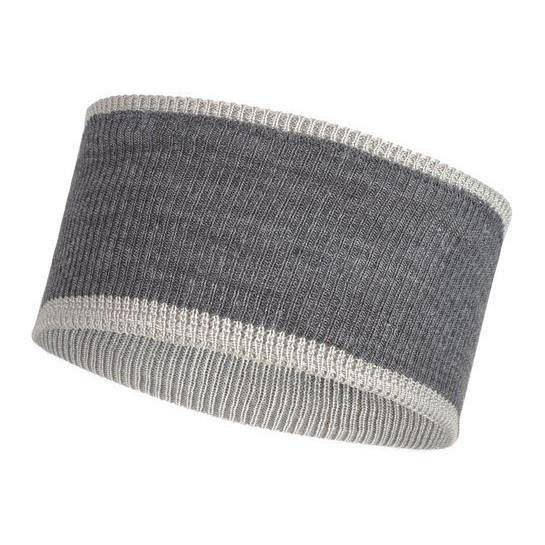 Opaska BUFF CROSSKNIT HEADBAND SOLID LIGHT GREY | RRmoto.pl
