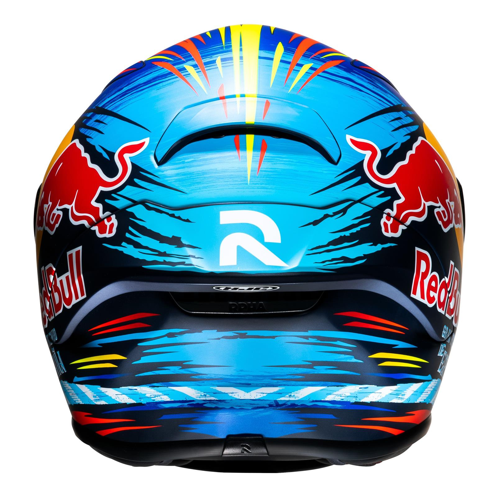 Kask integralny HJC RPHA 1 RED BULL JEREZ GP niebieski czerwony żółty ...