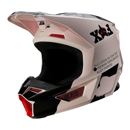 Kask cross FOX V1 ILLMATIK PINK różowy czarny biały czerwony | RRmoto.pl