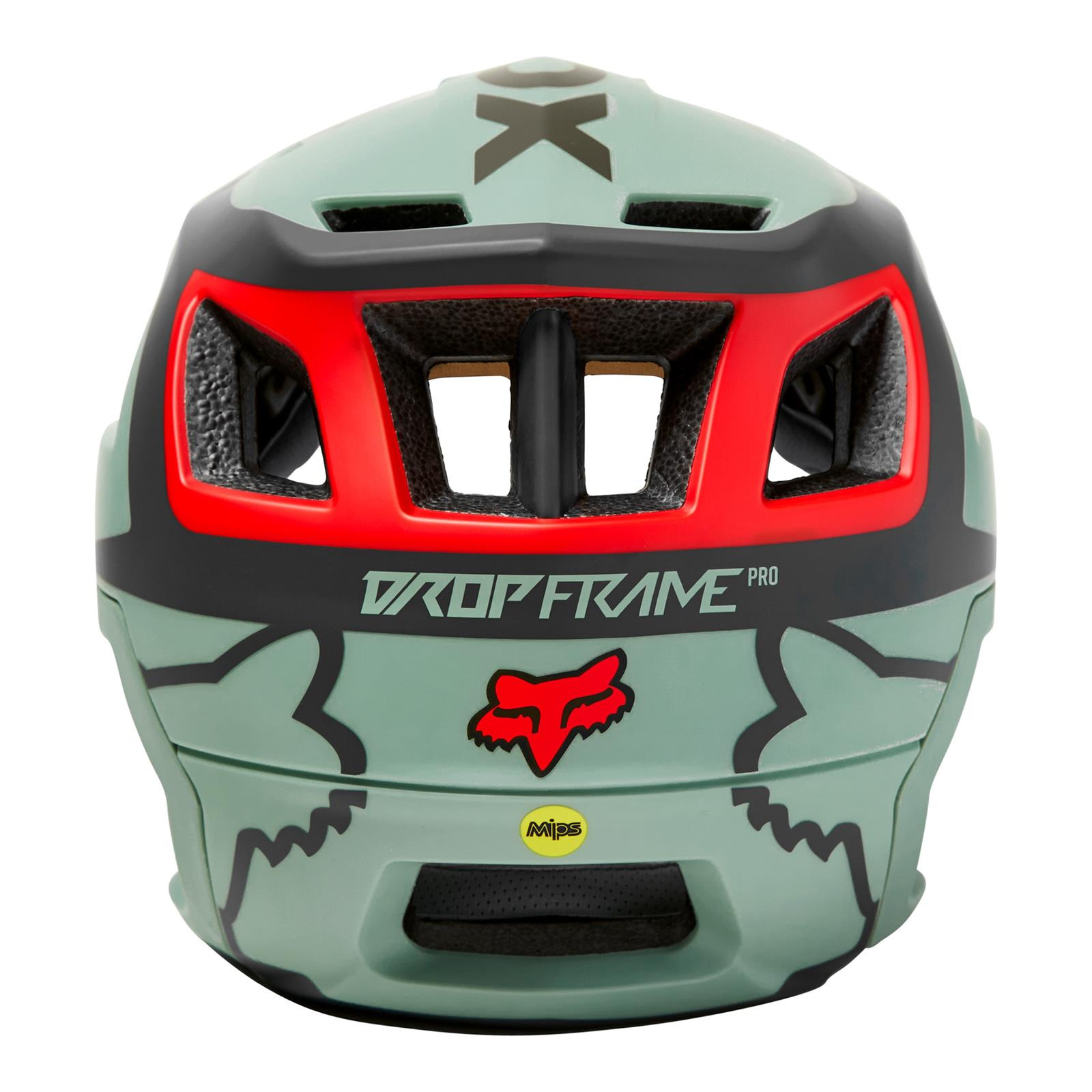 Kask rowerowy FOX DROPFRAME PRO DVIDE EUCALYPTUS zielony | RRmoto.pl