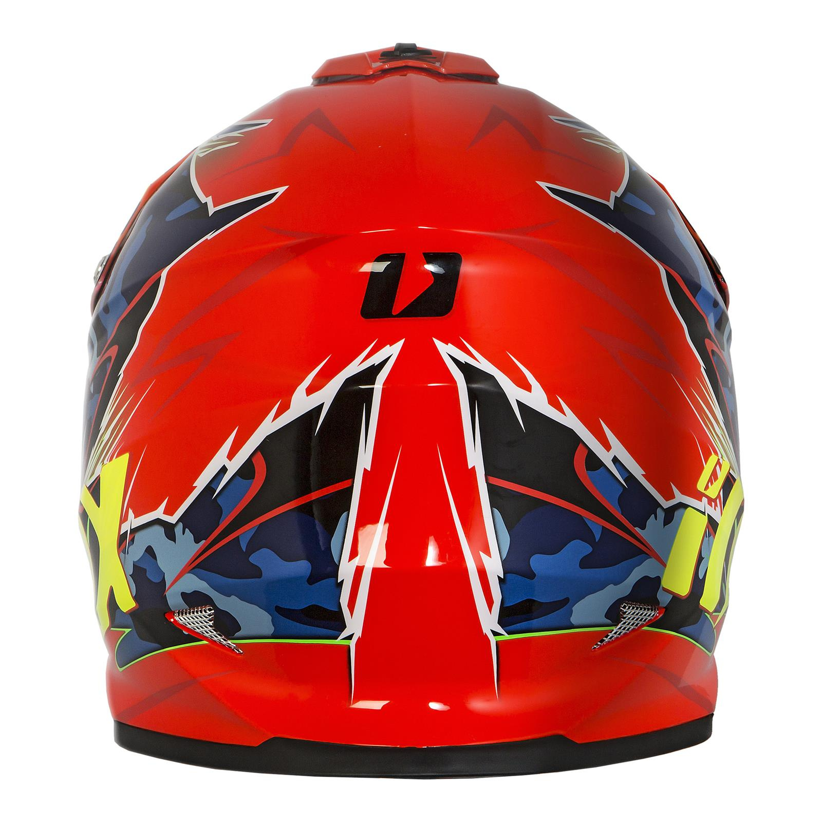 Kask cross IMX FMX-01 CAMO FLO ORANGE pomarańczowy fluo żółty fluo ...