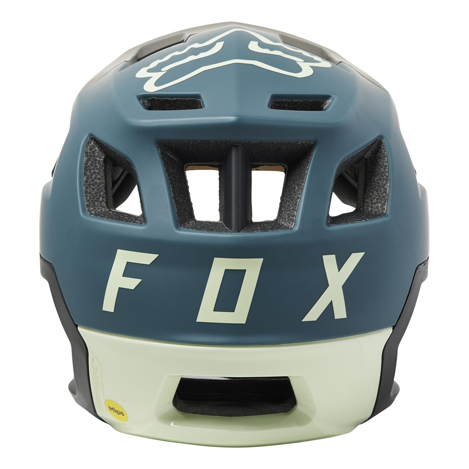 Kask rowerowy FOX DROPFRAME PRO EMERALD niebieski czarny | RRmoto.pl