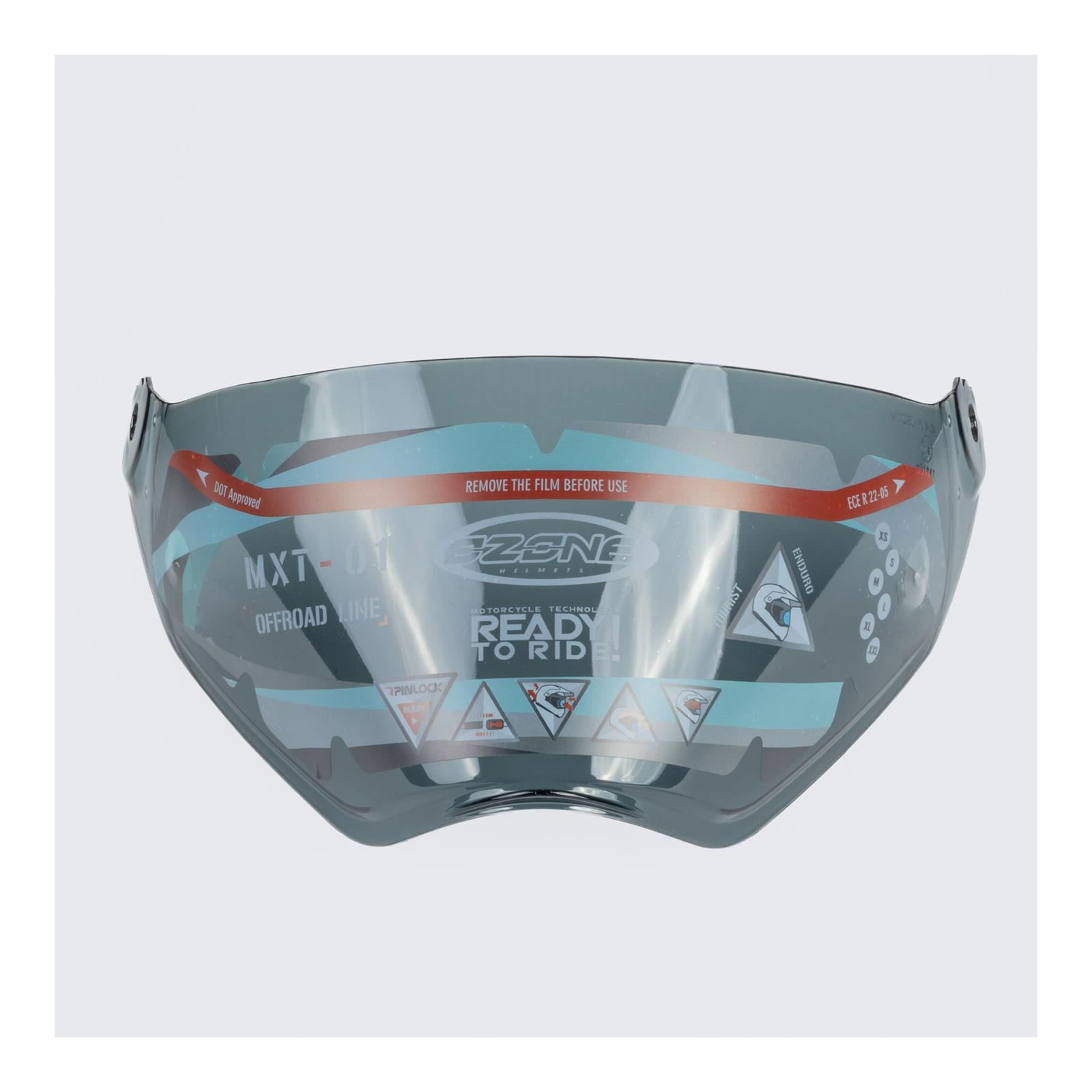 Wizjer szyba do kasku IMX MXT-01 PINLOCK READY SMOKE czarny | RRmoto.pl