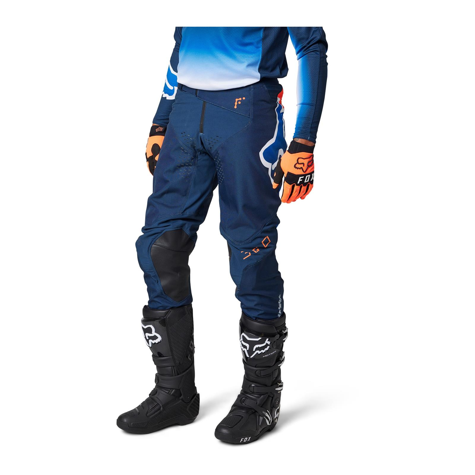 Spodnie cross FOX 360 FGMNT MIDNIGHT niebieski | RRmoto.pl