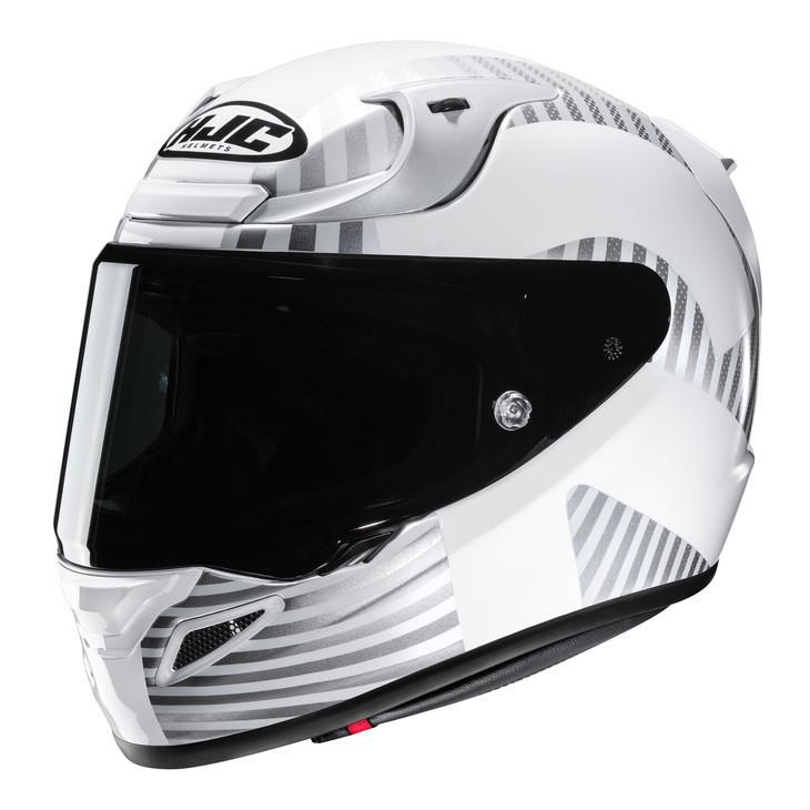 Kask integralny HJC RPHA 12 OTTIN WHITE biały srebrny | RRmoto.pl