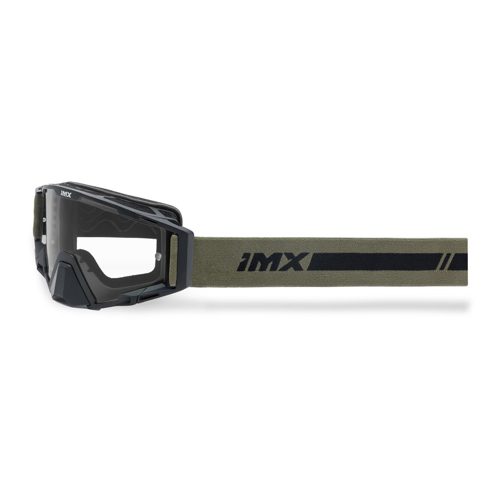 Gogle motocyklowe IMX SAND BLACK MATT/BRONZE SZYBA ORANGE IRIDIUM ...