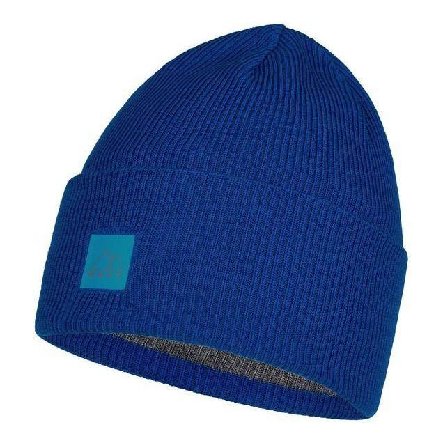 Czapka zimowa BUFF CROSSKNIT HAT SOLID AZURE BLUE | RRmoto.pl