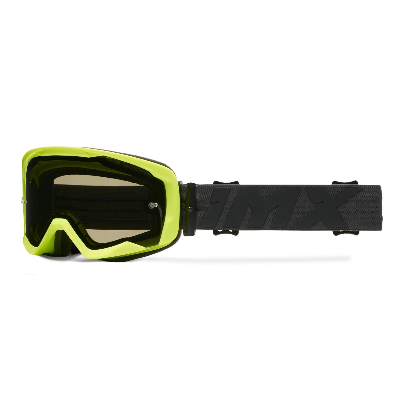 Gogle motocyklowe IMX ENDURANCE FLIP FLO YELLOW MATT/BLACK SZYBA DARK ...