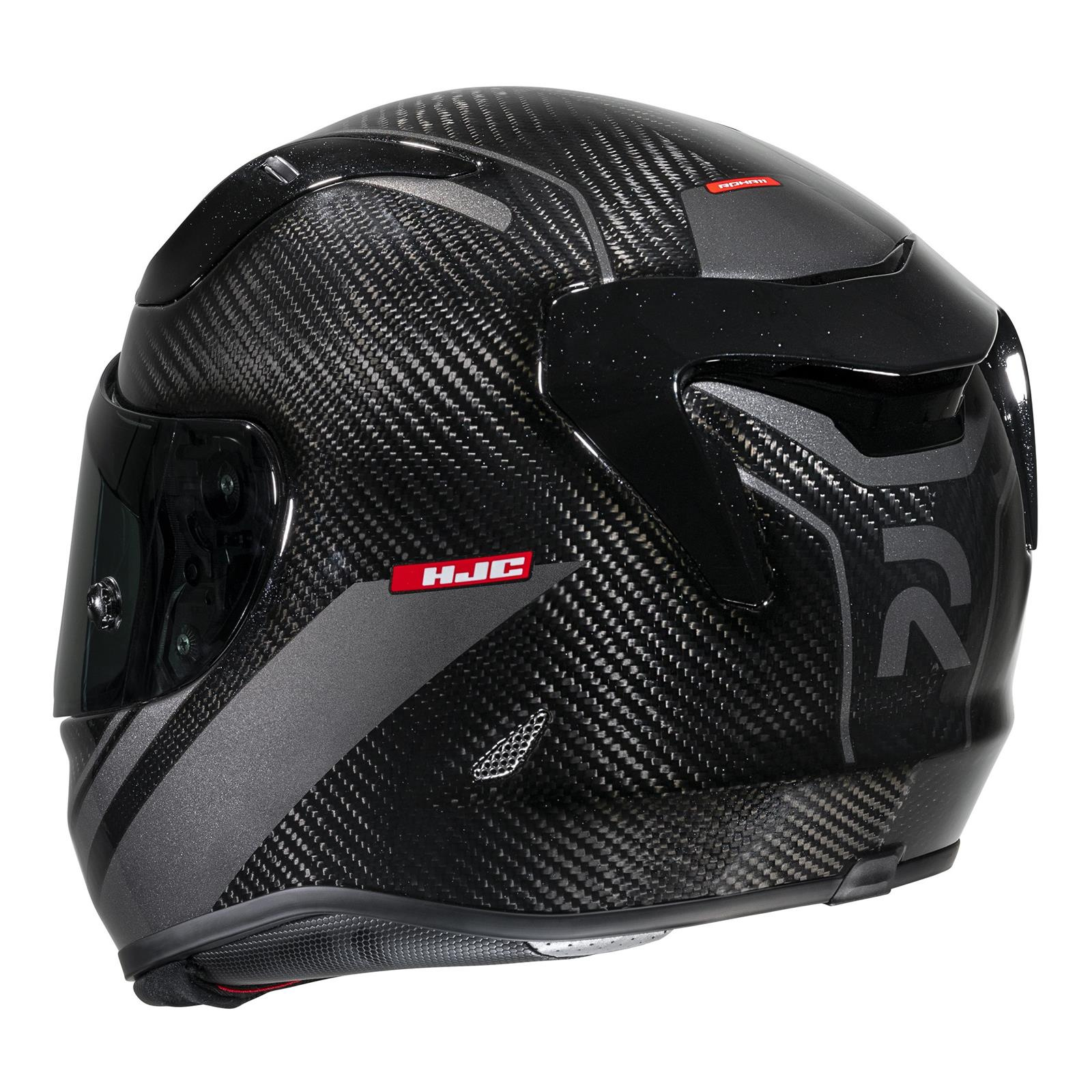 Kask integralny HJC RPHA 11 CARBON LITT GREY czarny szary | RRmoto.pl