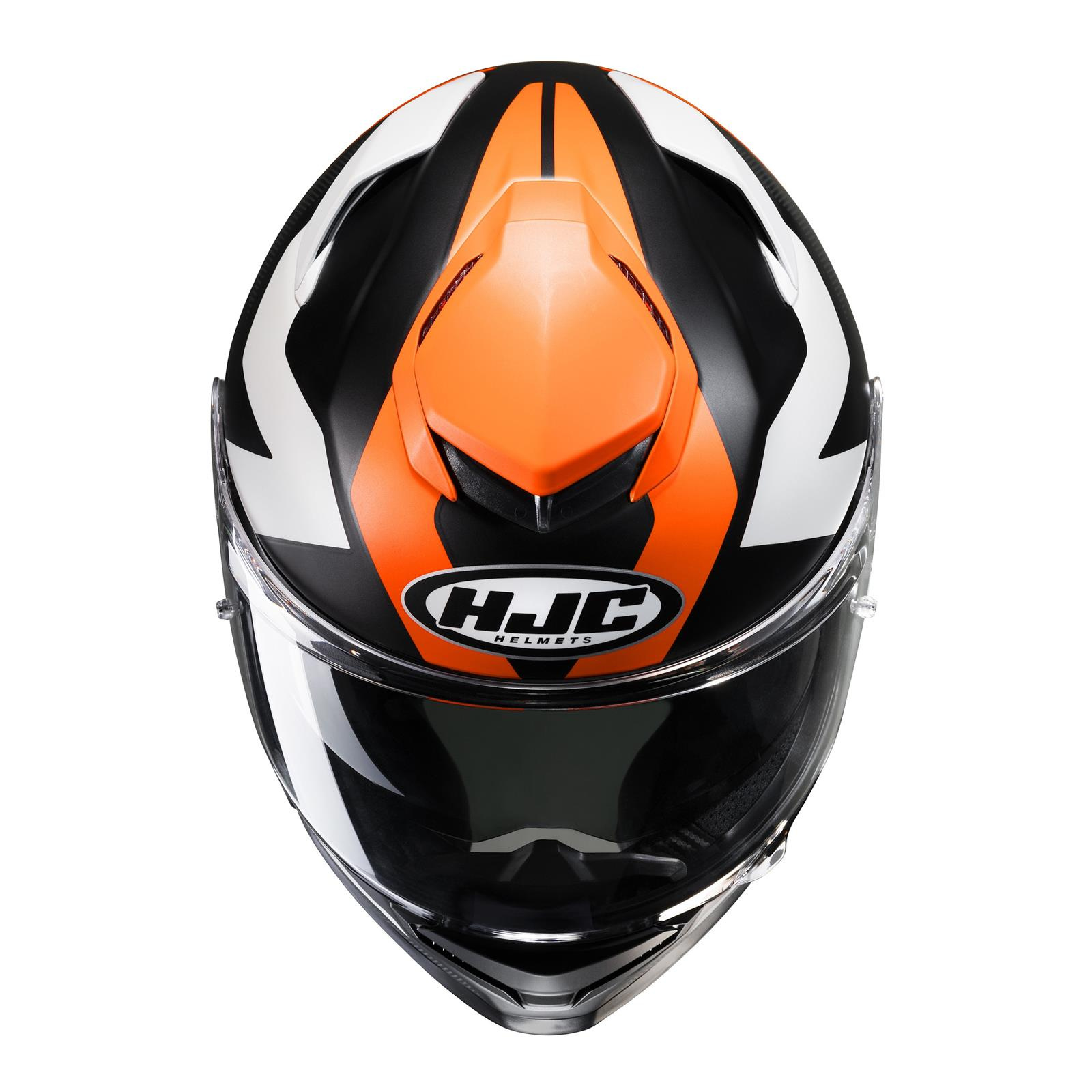 Kask integralny HJC RPHA 71 PINNA WHITE/ORANGE biały pomarańczowy ...