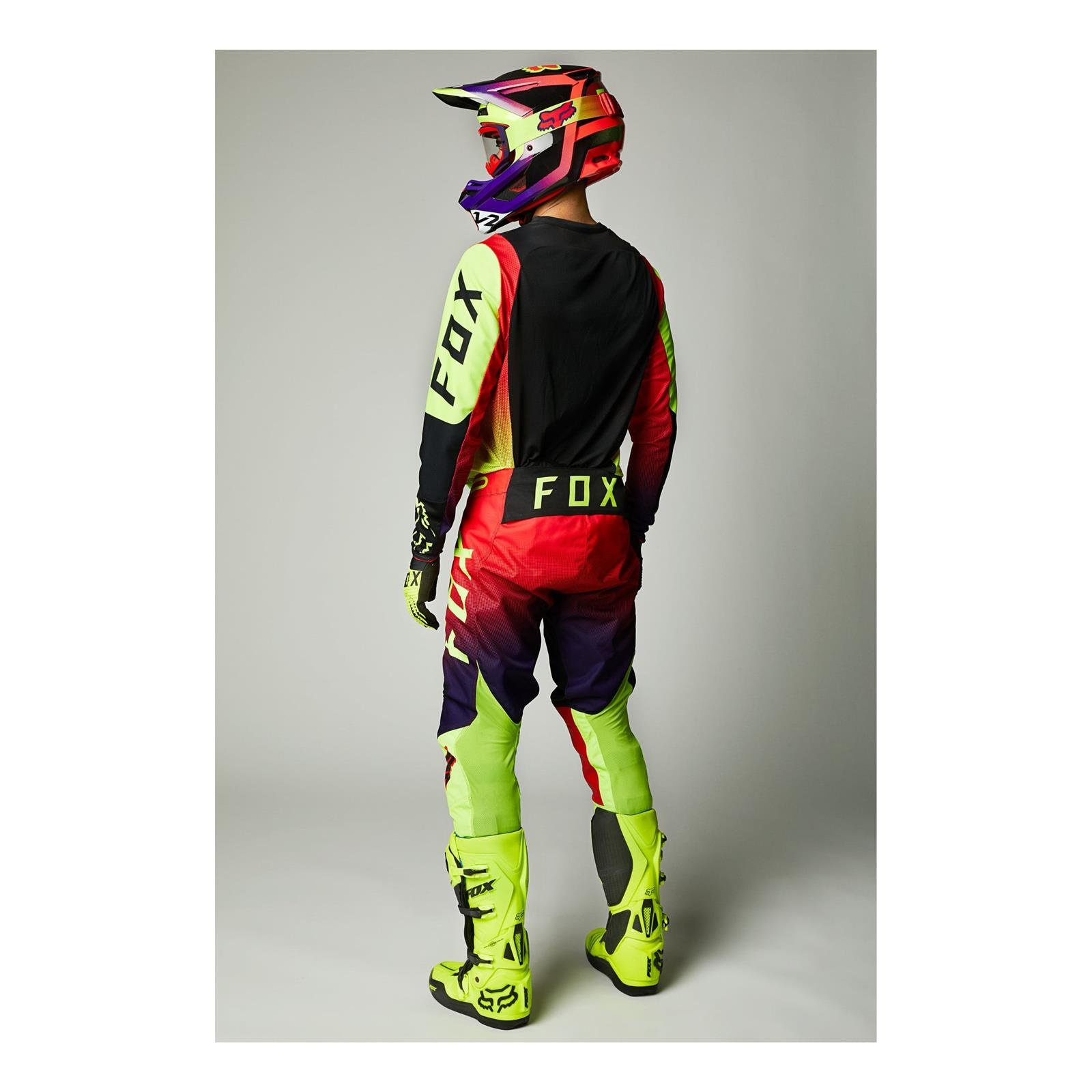 Bluza cross FOX 360 VOKE YELLOW żółty fluo czerwony fluo czarny | RRmoto.pl