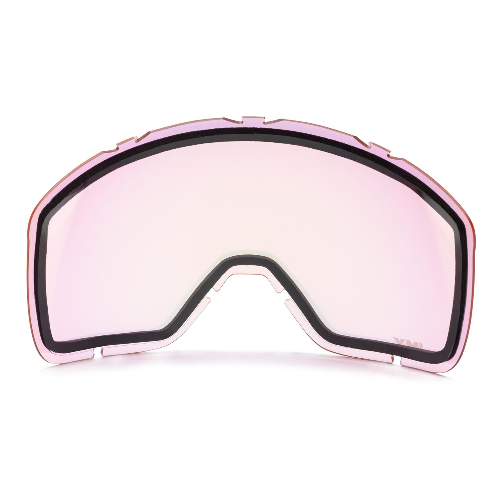 Gogle motocyklowe IMX PEAK WHITE MATT/GRAPHIC WHITE SZYBA PODWÓJNA PINK ...