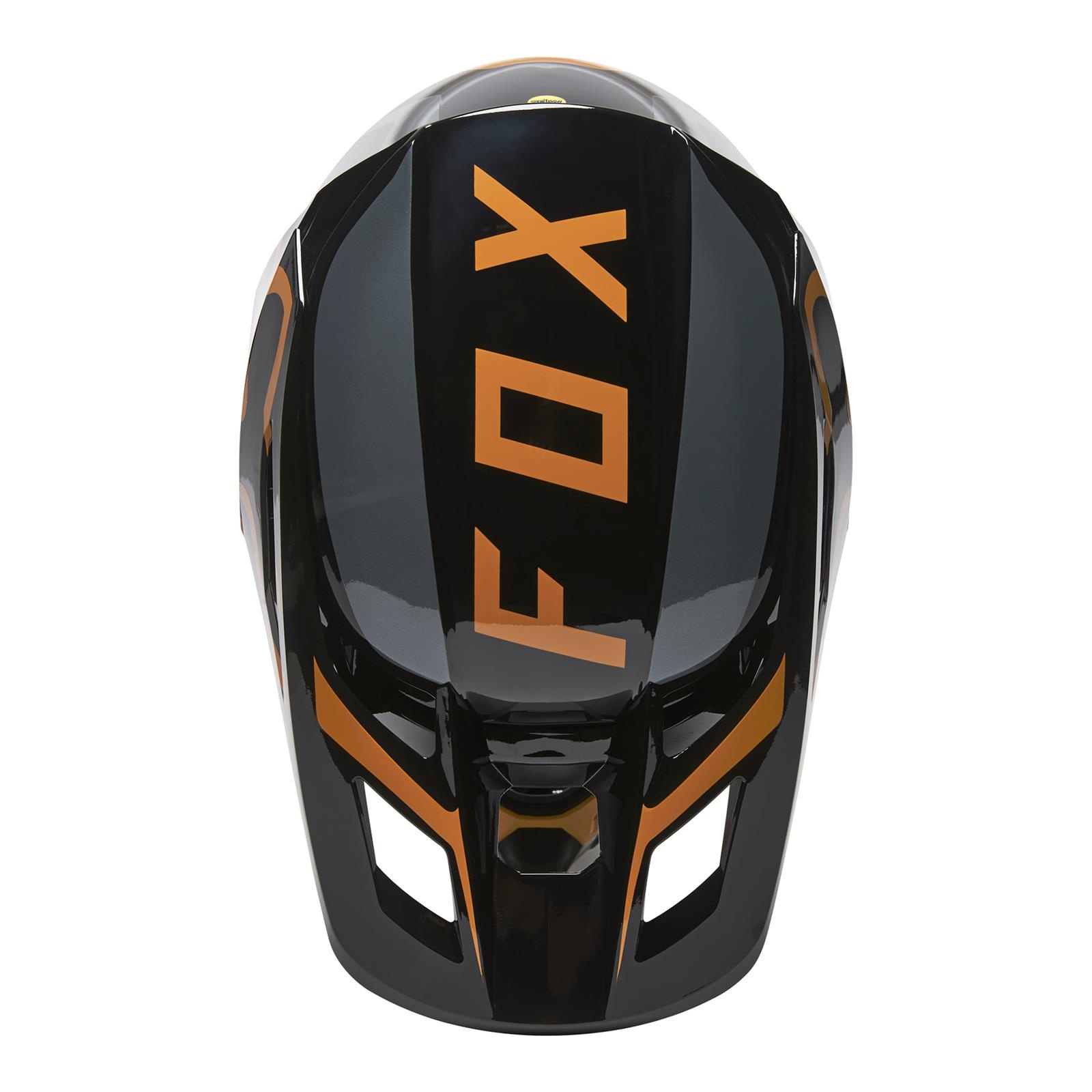 Kask cross FOX V2 MERZ BLACK/GOLD czarny złoty | RRmoto.pl