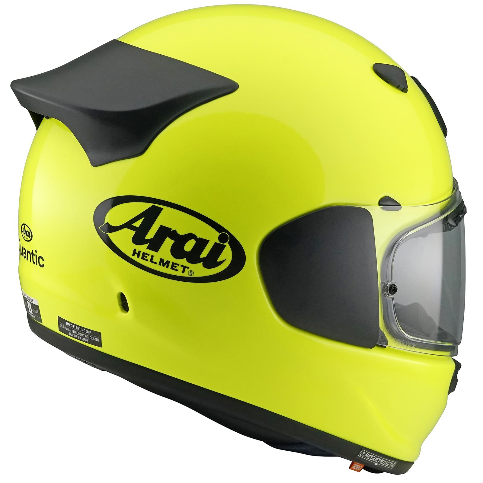 Kask integralny ARAI QUANTIC FLUOR YELLOW żółty fluo czarny | RRmoto.pl