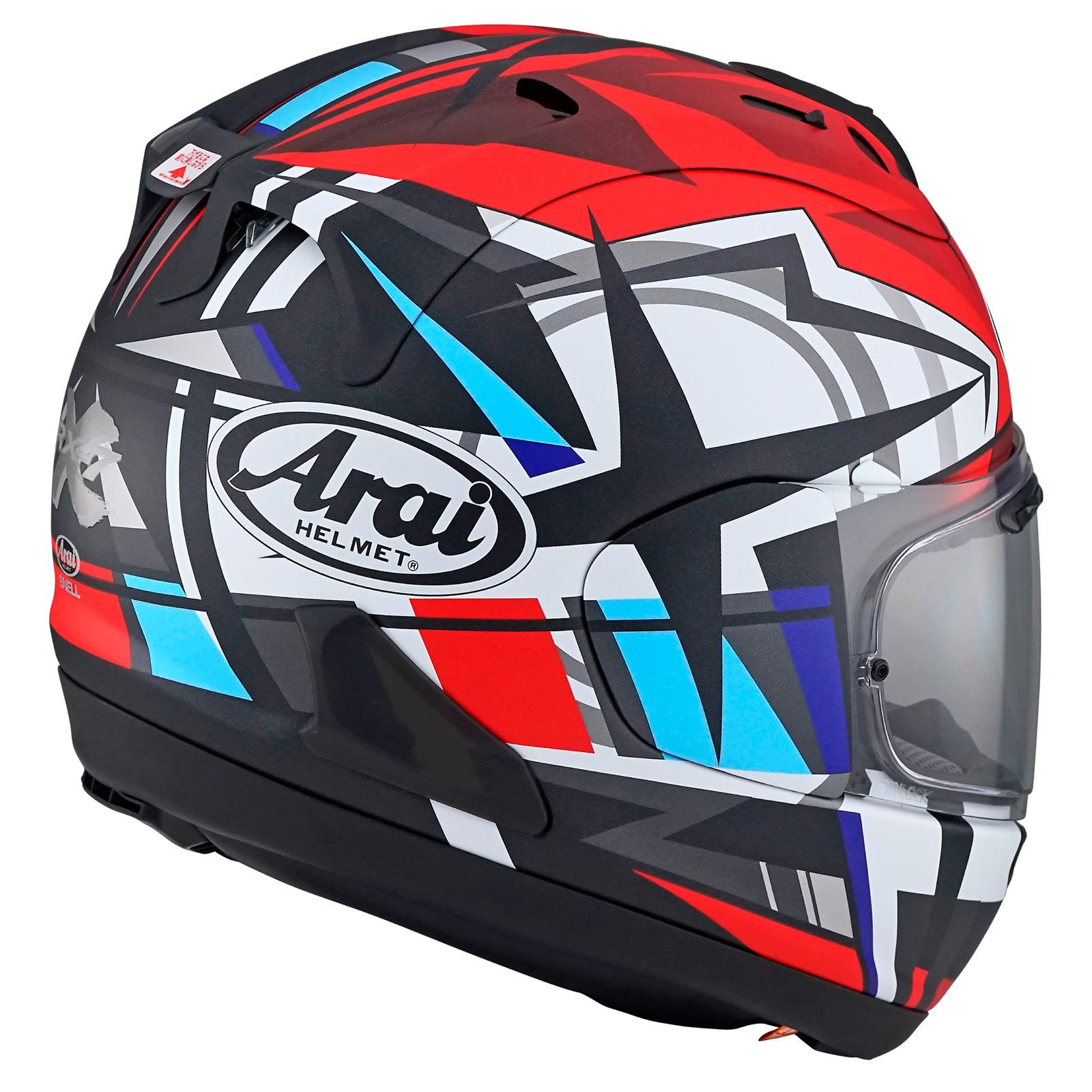 Kask integralny ARAI RX-7 V EVO TAKUMI czerwony biały czarny niebieski ...