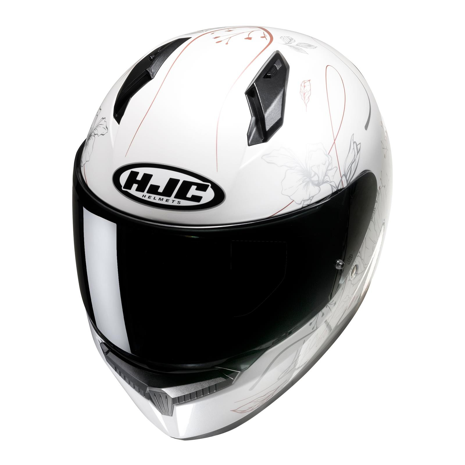 Kask integralny HJC C10 EPIK WHITE biały złoty srebrny | RRmoto.pl