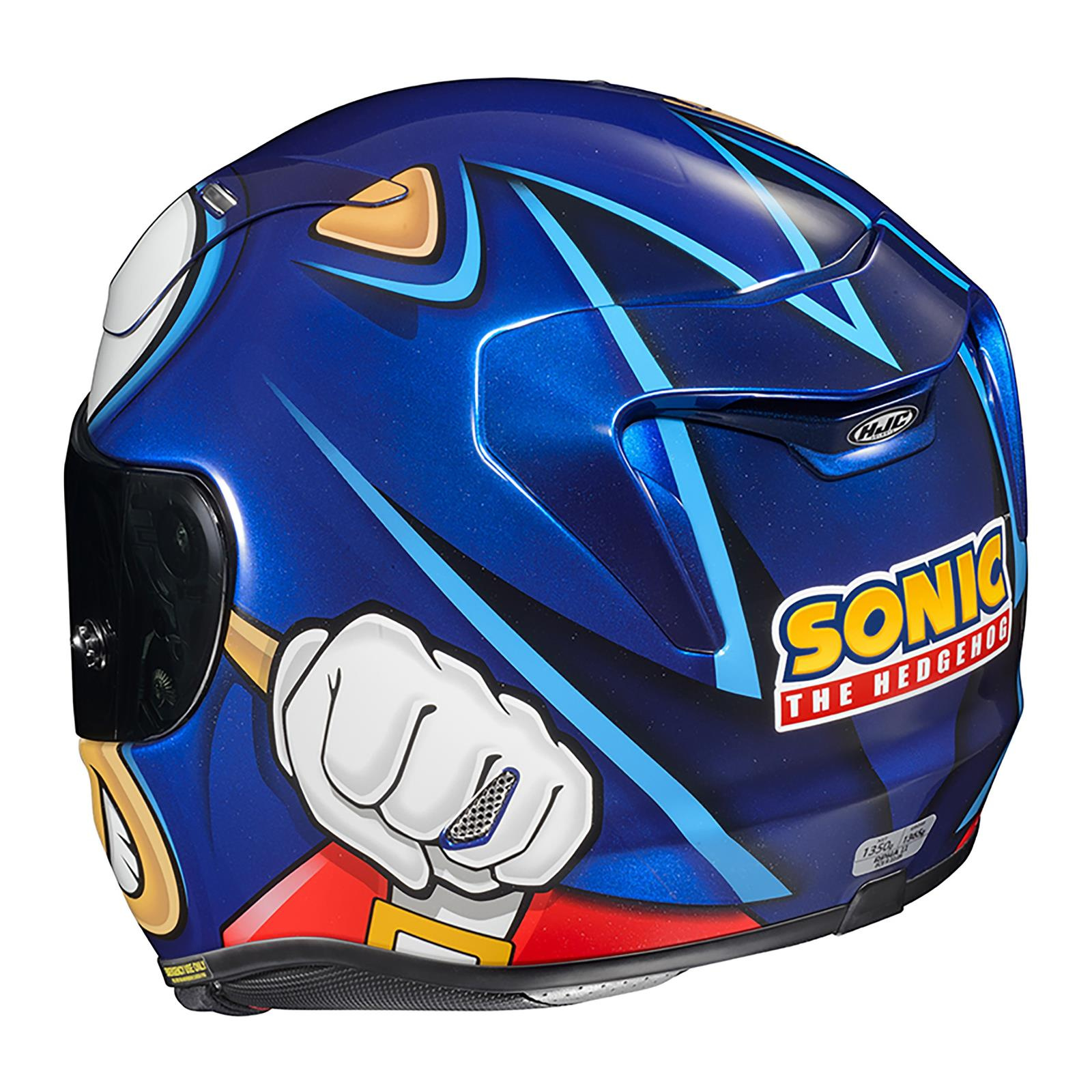 Kask integralny HJC RPHA 11 SONIC SEGA BLUE niebieski biały czerwony ...