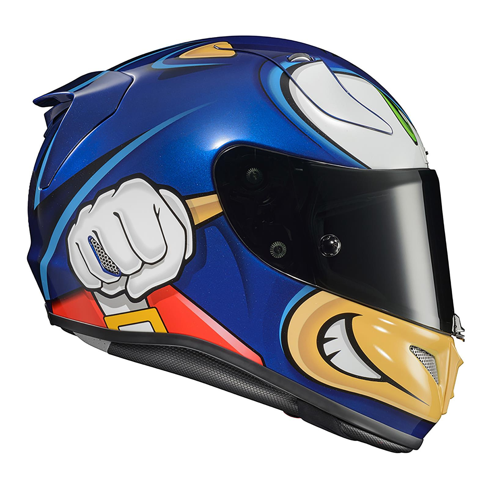 Kask integralny HJC RPHA 11 SONIC SEGA BLUE niebieski biały czerwony ...