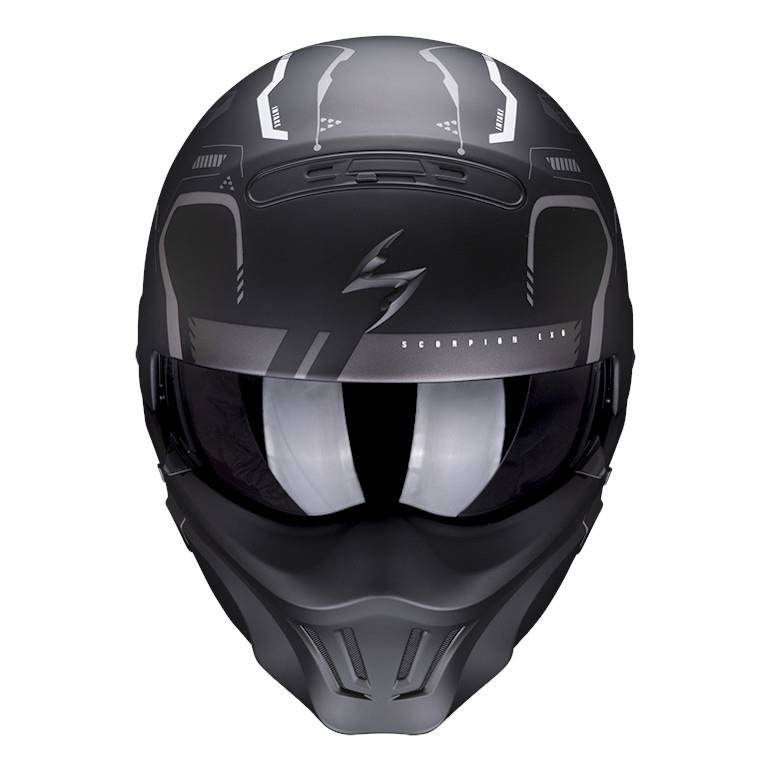 Kask otwarty SCORPION EXO-COMBAT EVO RAM BLACK/SILVER czarny srebrny ... Kask otwarty SCORPION EXO-COMBAT EVO RAM BLACK/SILVER czarny srebrny ...