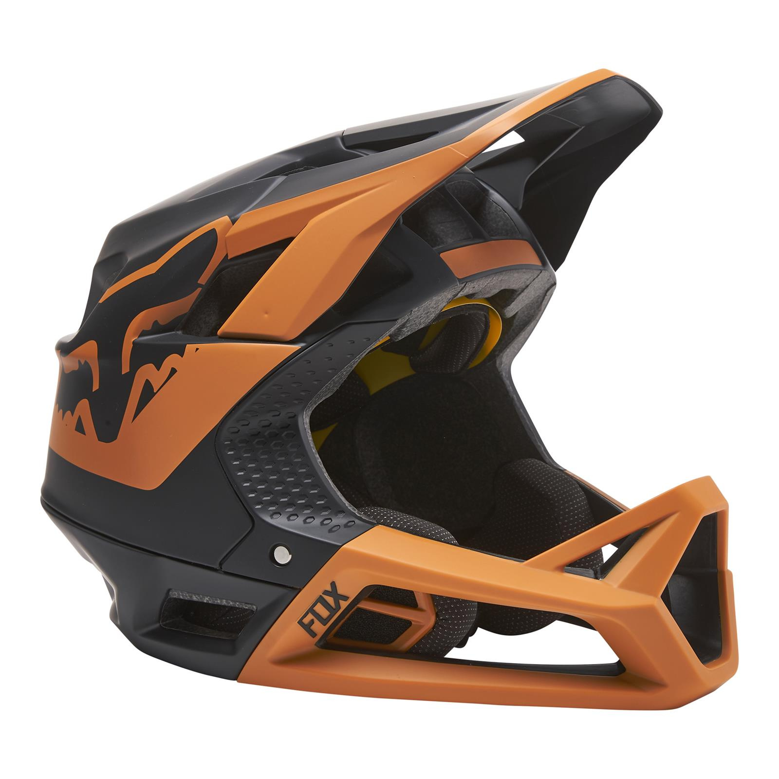 Kask rowerowy FOX PROFRAME TUK BLACK/GOLD czarny złoty | RRmoto.pl