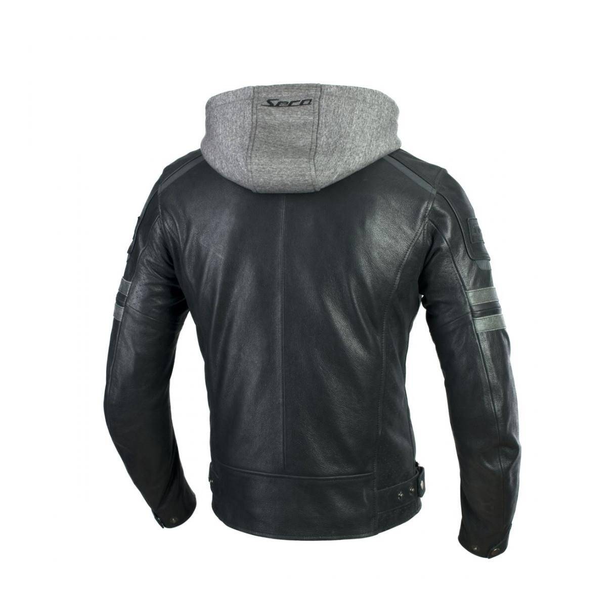 Kurtka skórzana SECA HORNET 2 BLACK czarny | RRmoto.pl