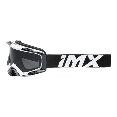 Gogle motocyklowe IMX DUST WHITE GLOSS SZYBA DARK SMOKE + CLEAR biały ...